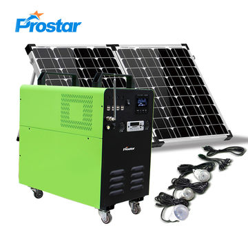 China 500W 12VDC PWM Solar Charger Home Portable Solar Power Station ...