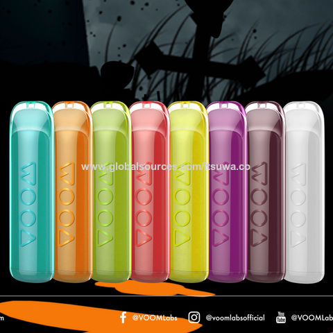 China New Voom 600 puff with or without USB charger and variable flavor ...