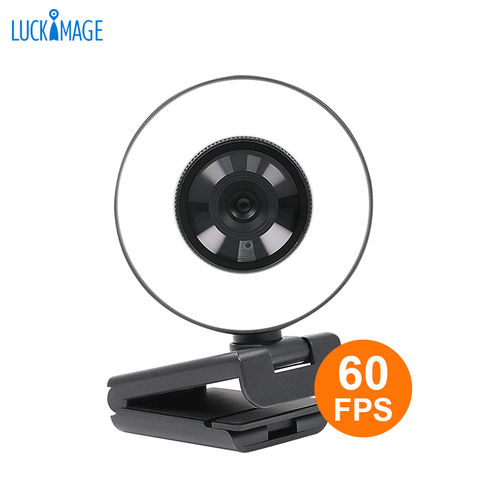 China Luckimage CMOS PC Camaras Webcam 1080P with Three-color Ring ...