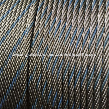 China 6*36 EIPS IWRC Wire Rope with Blue Line,Ungalv.meet RR-W-410G on ...