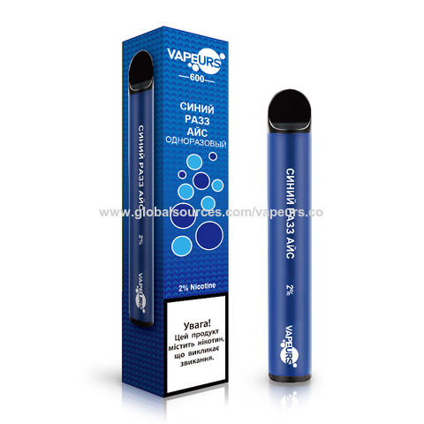 China Vapeurs 600 Puffs Russia Market Hot Selling 2% Nic Salt ...
