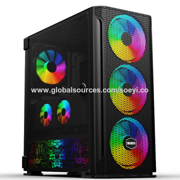 China Gaming Case Mid Tower OEM Tempered Glass PC Computer Case on ...