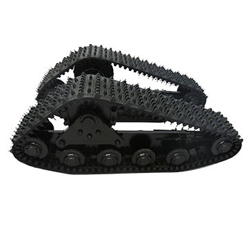 Small size rubber track system for small vehicle (255mm width Rubber ...