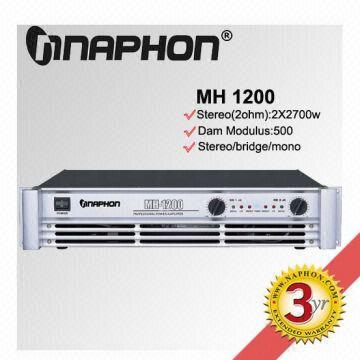 stereo amplifier MH-1200 1.Out Power: 1200W 2. CE & RoHs certification ...