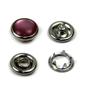 China New Classical Metal Prong Snap Button with Pearl on Global ...