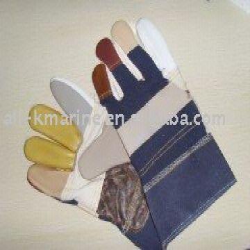 Leather Palm Working Gloves 1. IMPA:190109 2. For heavy duty work on ...