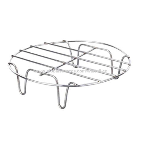 China Steam Rack Cookware Stainless Steel Footed Wire Plate Steam Rack ...