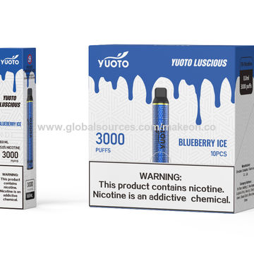 China Selling Authentic Yuoto 3000 puffs 1350mAh Disposable Electronic ...