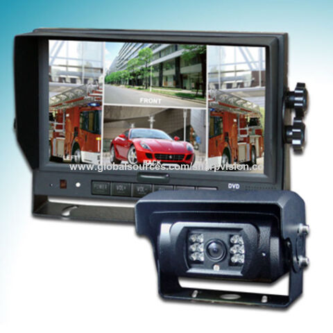 China Vehicle Rear Vision System with 7-inch Quad View Monitor and ...