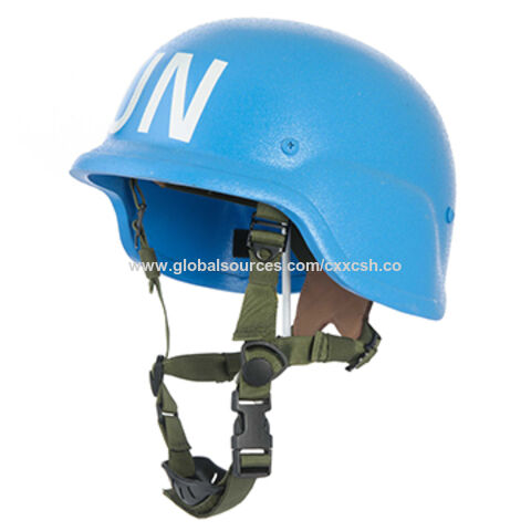 China Blue UN PASGT Bulletproof Helmet on Global Sources