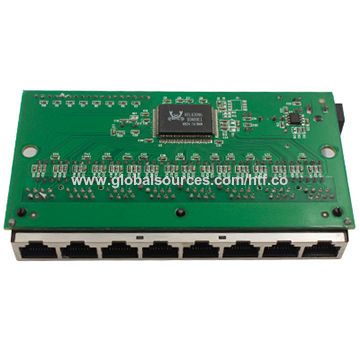 China Customized Mini Fast Ethernet Switch Board, Good Quality 8 Port ...