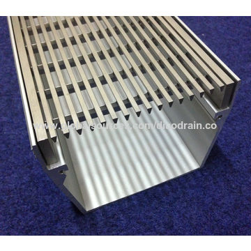 Aluminum trench channel drain for public plaza plumbling drainage ...