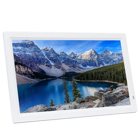 China 32-inch wall-mounted digital photo frame, large-screen IPS screen ...