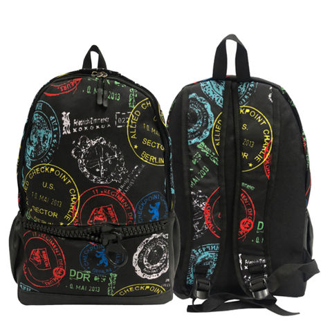 China Printing backpack for boy girl teenagers ladies' casual travel ...