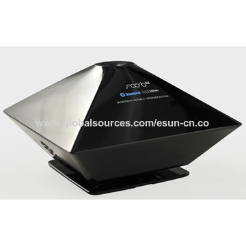 Triangle Pyramid Shape Bluetooth Speaker with While or Black Color ...