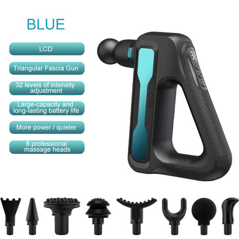 China Muscle Massage Gun Powerful Percussion Triangle Massage Gun For ...