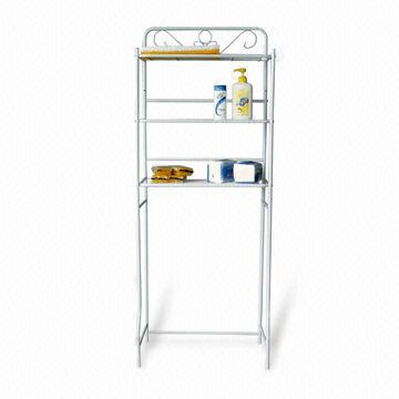 Metal Bathroom Rack, Easy to Assemble, Measures 23.25 x 11.45 x 61.80 ...