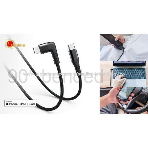 China Type C to lightning 90° angle gaming cable on Global Sources ...