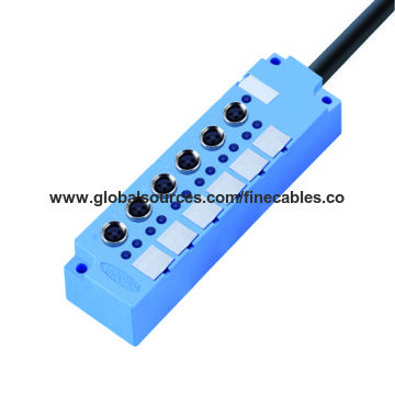 Junction Box, 4-ports for M12 Termination with Molded Cable | Global ...
