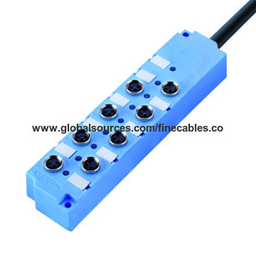 Junction Box, 4-ports for M12 Termination with Molded Cable | Global ...