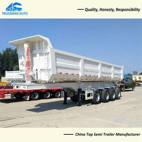 China Factory Price ! TRUCKMAN New 5 Axles Tipper Trailer With Good ...