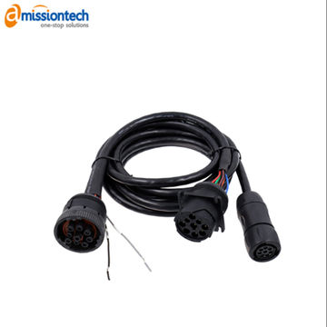 China Custom cable assembly with 9 pin Amphenol connector on Global Sources