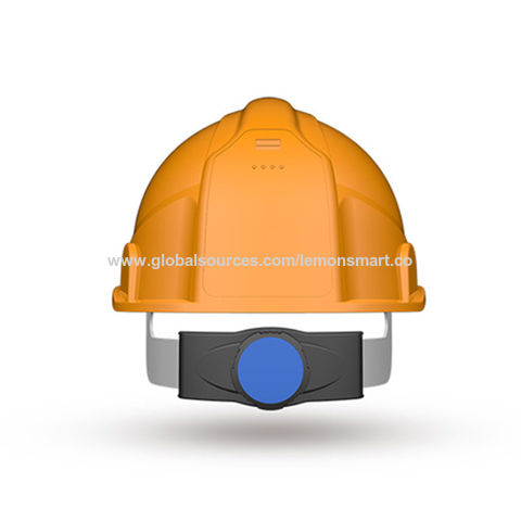 China Best Selling Camera ABS Safety smart helmet for engineers orange ...