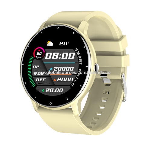 China OEM Round Body Temperature Smart Watch With HR BP SpO2 Monitor ...