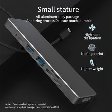 China USB-C Travel Mini Dock Aluminum Alloy HDMI 4K USB 3.0 Hub with SD ...