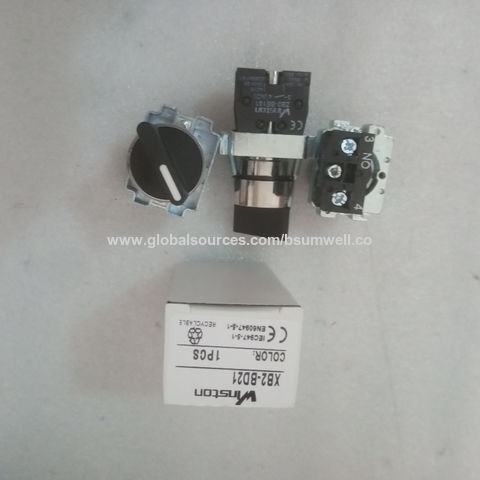 China XB2-ED21 ED33 2/3 positions selector push button switch on Global ...