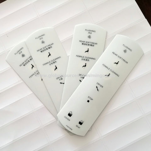 China OEM Membrane Panel Lexan Panel Sticker for smart sanitary ware on ...