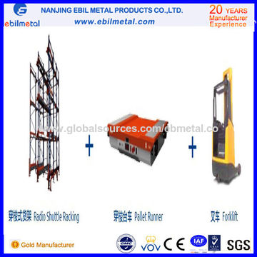 Semi-automatic High Density Storage Radio Shuttle Rack | Global Sources
