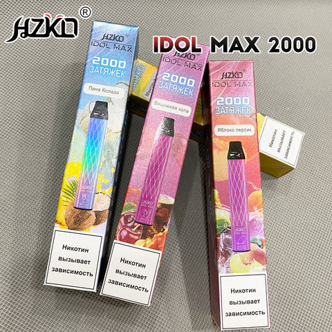 China Original HZKO IDOL MAX Disposable Pod Device Kit 1100mAh 2000 ...