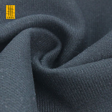 China High Quality Wool Blended Twill Woven Solid Fabric For Women And ...