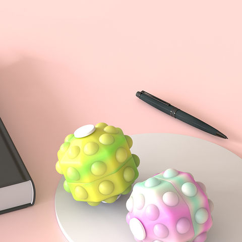 China Popi toy Pop it toys 3D ball Decompression Rotating Toys with ...