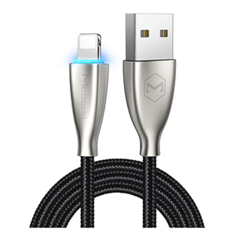 China Mcdodo Zinc Alloy Nylon Braided Round Fast Charging Smart Led ...