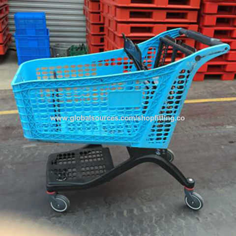 ChinaCollapsible foldable plastic trolley on Global Sources