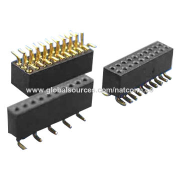 China IC Sockets, 1.27mm Pitch, Straight Type Right Angle Type SMT Type ...