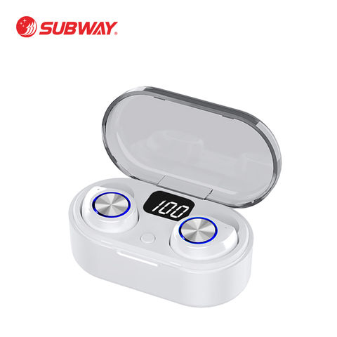 China SUBWAY TWS Earbud TW80 Twins Double Wireless BT 5.0 Headset Pair ...