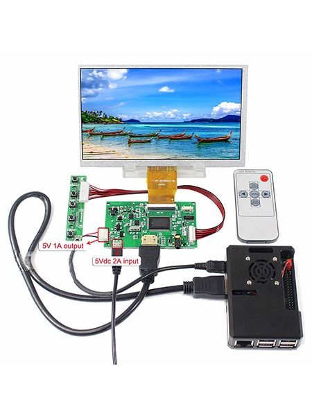 China HDMI Board With 7inch 1024X600 IPS LCD Screen Raspberry Pi HDMI ...