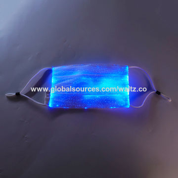 China New design recycled use LED face mask LED illuminated mask cool ...