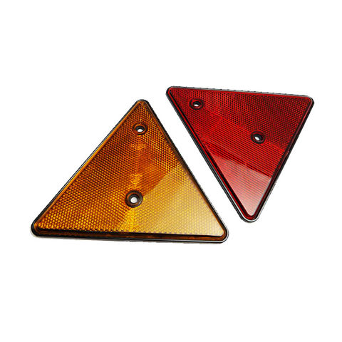 China Triangle reflector reflex reflector red yellow white plastic ...