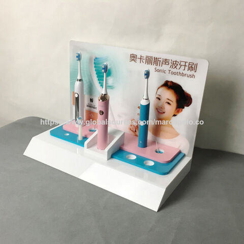 China Custom Bluetooth Toothbrushes Display Holder L Shape Supermarket ...