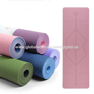 China ECO friendly Hot Selling Fitness Natural Rubber PU Yoga Mat ...