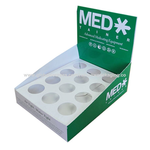 China Rainbow packaging Display box, customized design brown craft ...