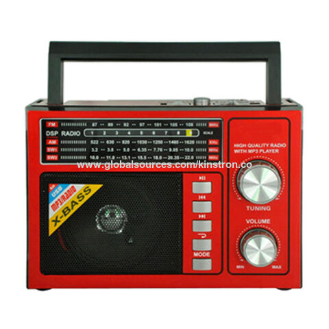 China Portable Radios, with FM/AM/SW1-2 Radio, MP3 Function, Can Read ...