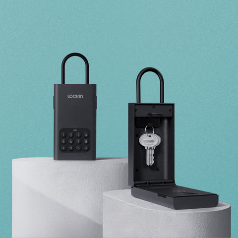 China Tuya IOT smart home Smart Key Lock Box Bluetooth Remote access ...