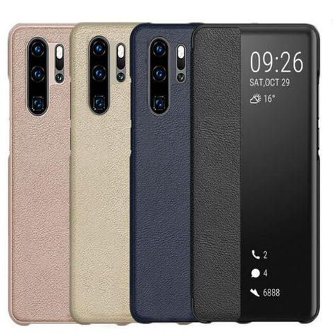 China Side Window Phone Case Smart Window Phone Case Flip Leather Case ...