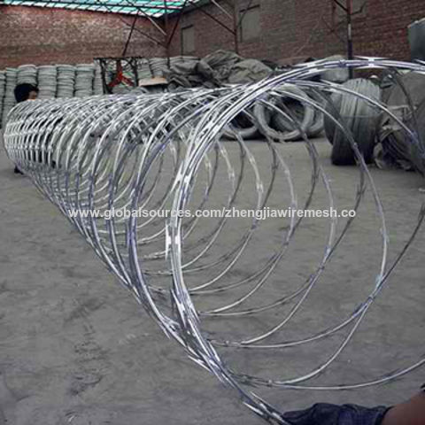 China BTO-22 welded razor wire fence/ razor wire on Global Sources ...