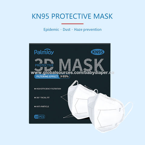 China White KN95 Face Mask CE TUV Eua FFP2 En149 Disposable Protective ...